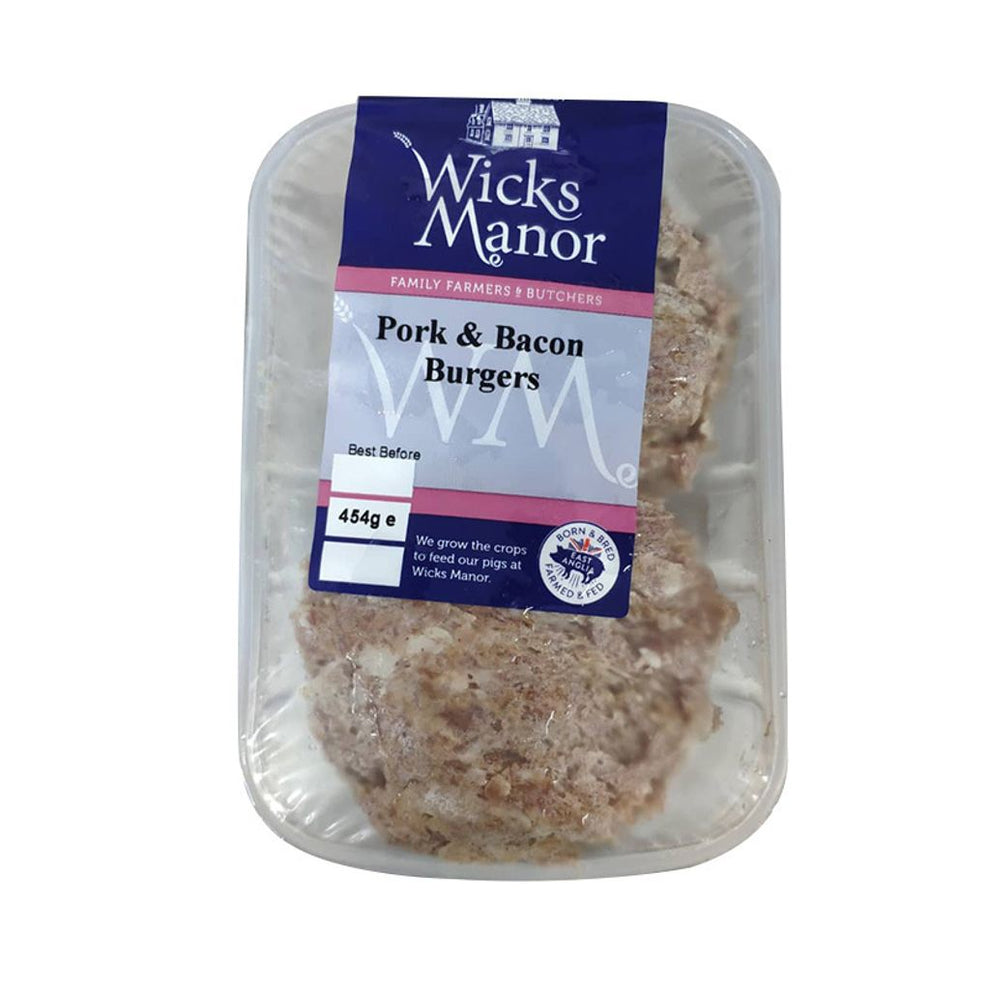 Wicks Manor Pork & Bacon Burgers – adultfoodandbeverage